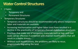 Soil Water Conservation structure | PPTX