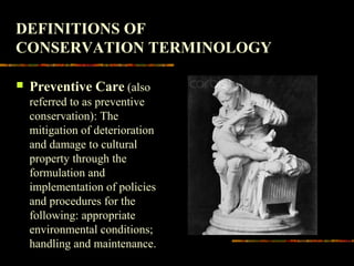 Conservation Terminolgy | PPT