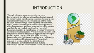 CONSERVATION THROUGH AGES.pptx mtm ignou | PPTX