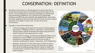 CONSERVATION THROUGH AGES.pptx mtm ignou | PPTX