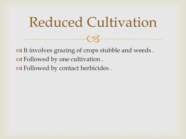 Conservation tillage, Practices used in Conservation Tillage | PPTX ...