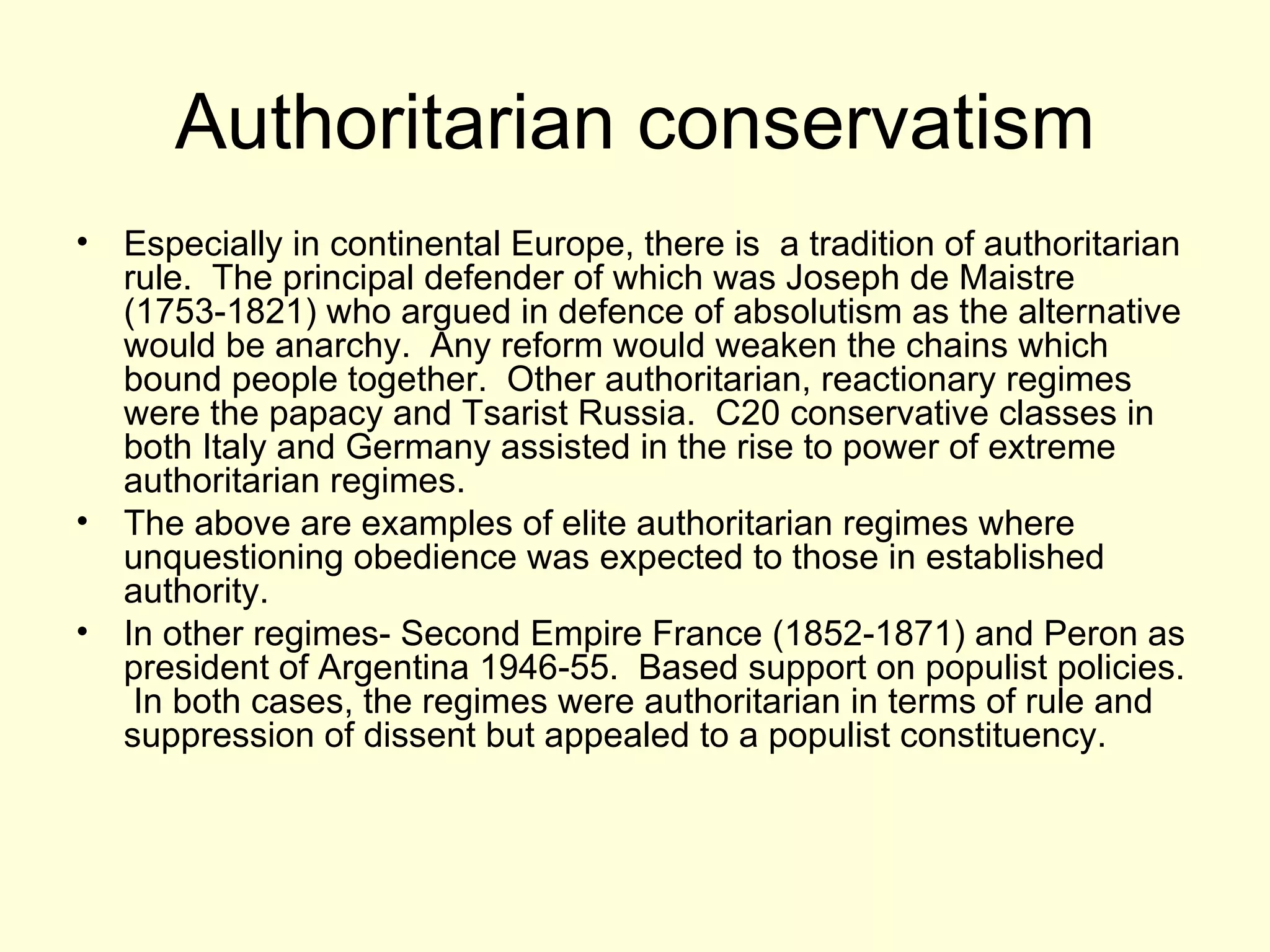 Conservatism | PPT