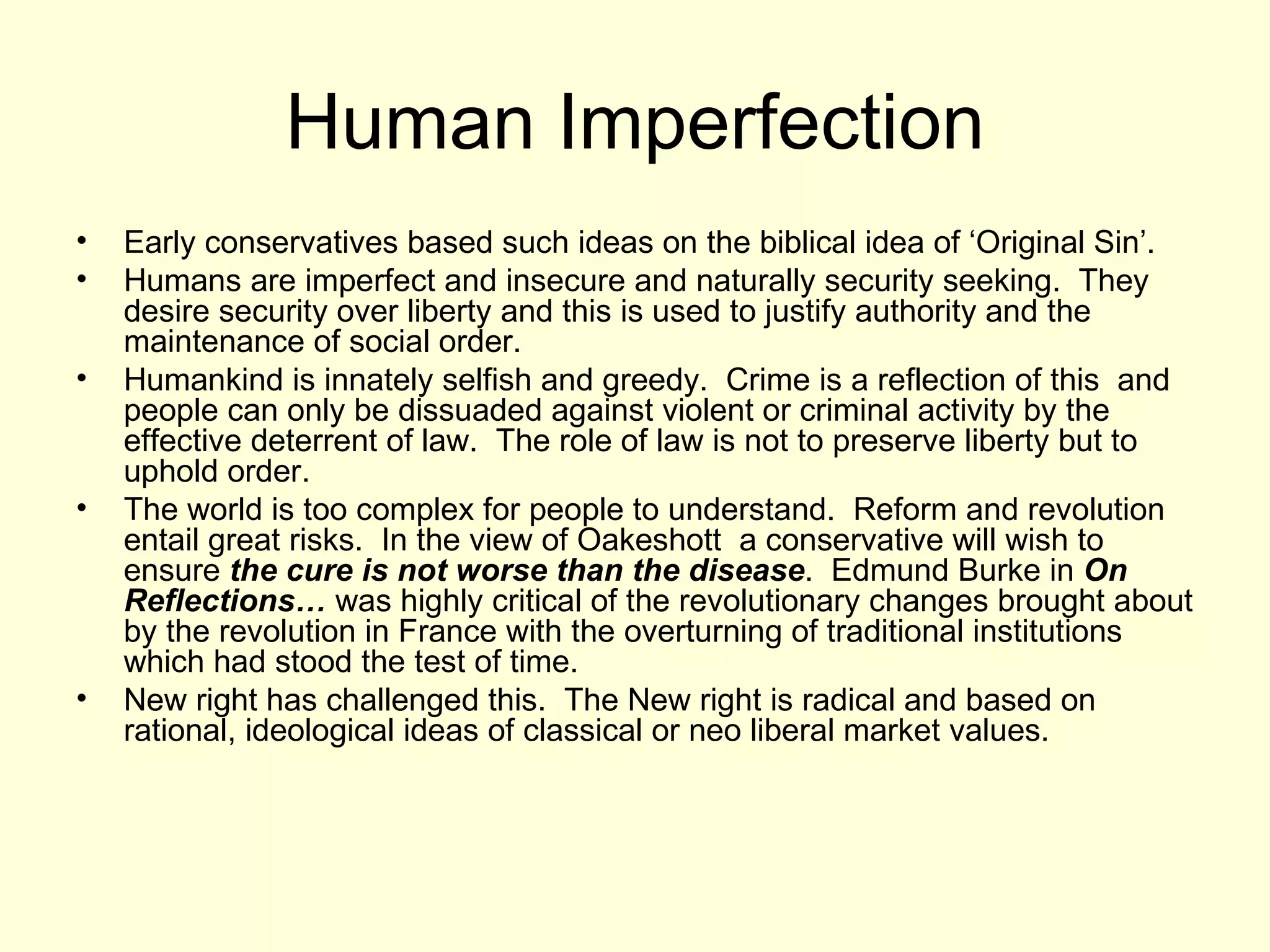 Conservatism | PPT