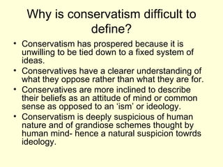 Conservatism | PPT