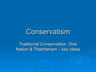 Conservatism | PPT | Politics
