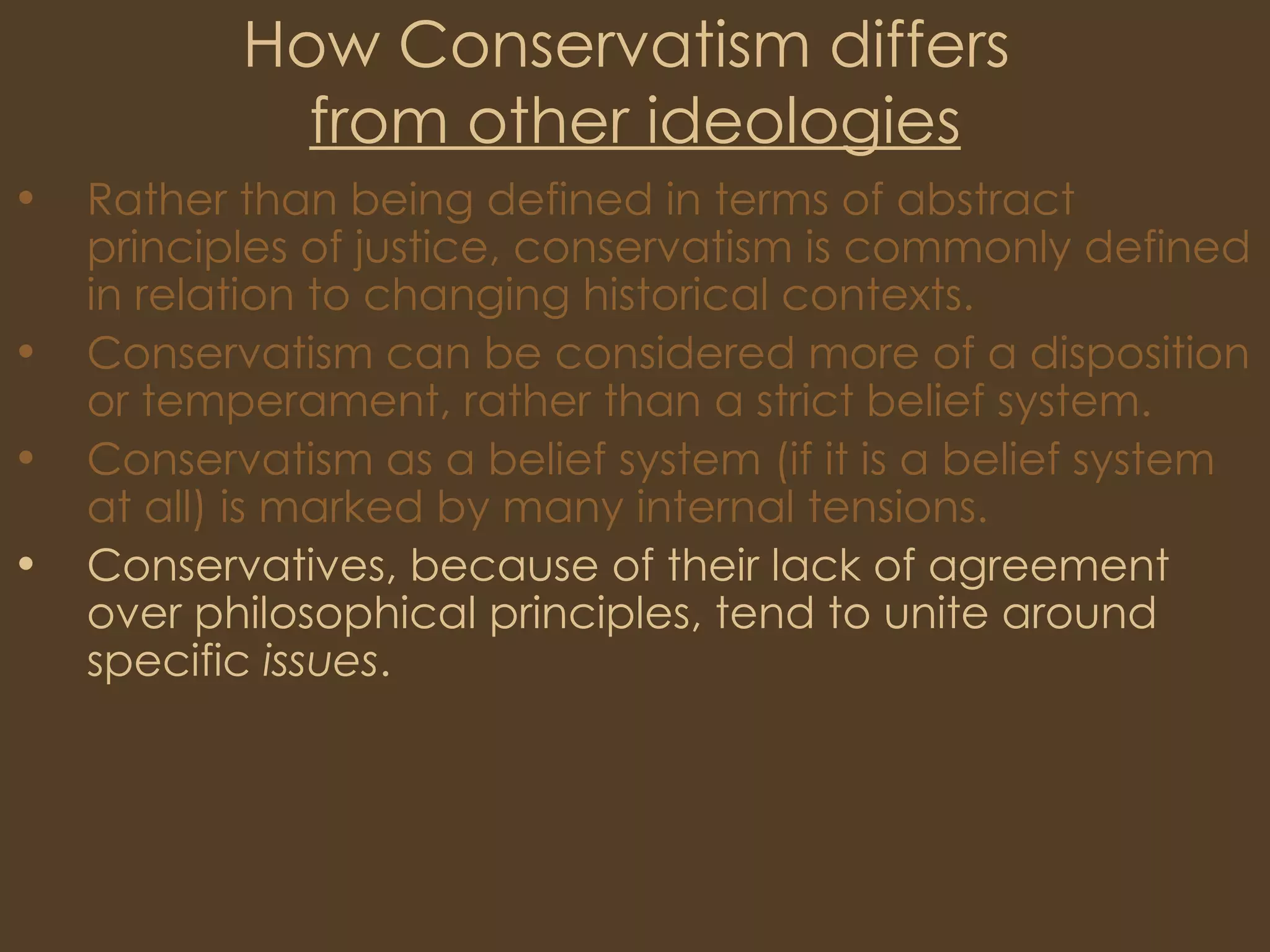 Conservatism | PPT
