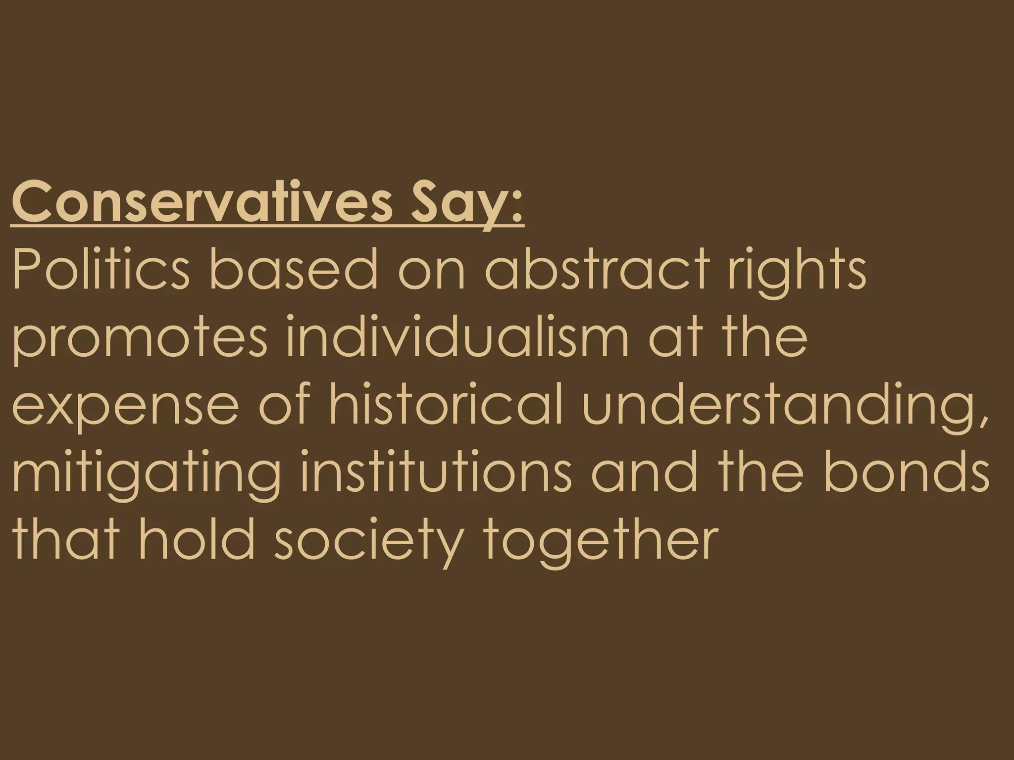 Conservatism | PPT