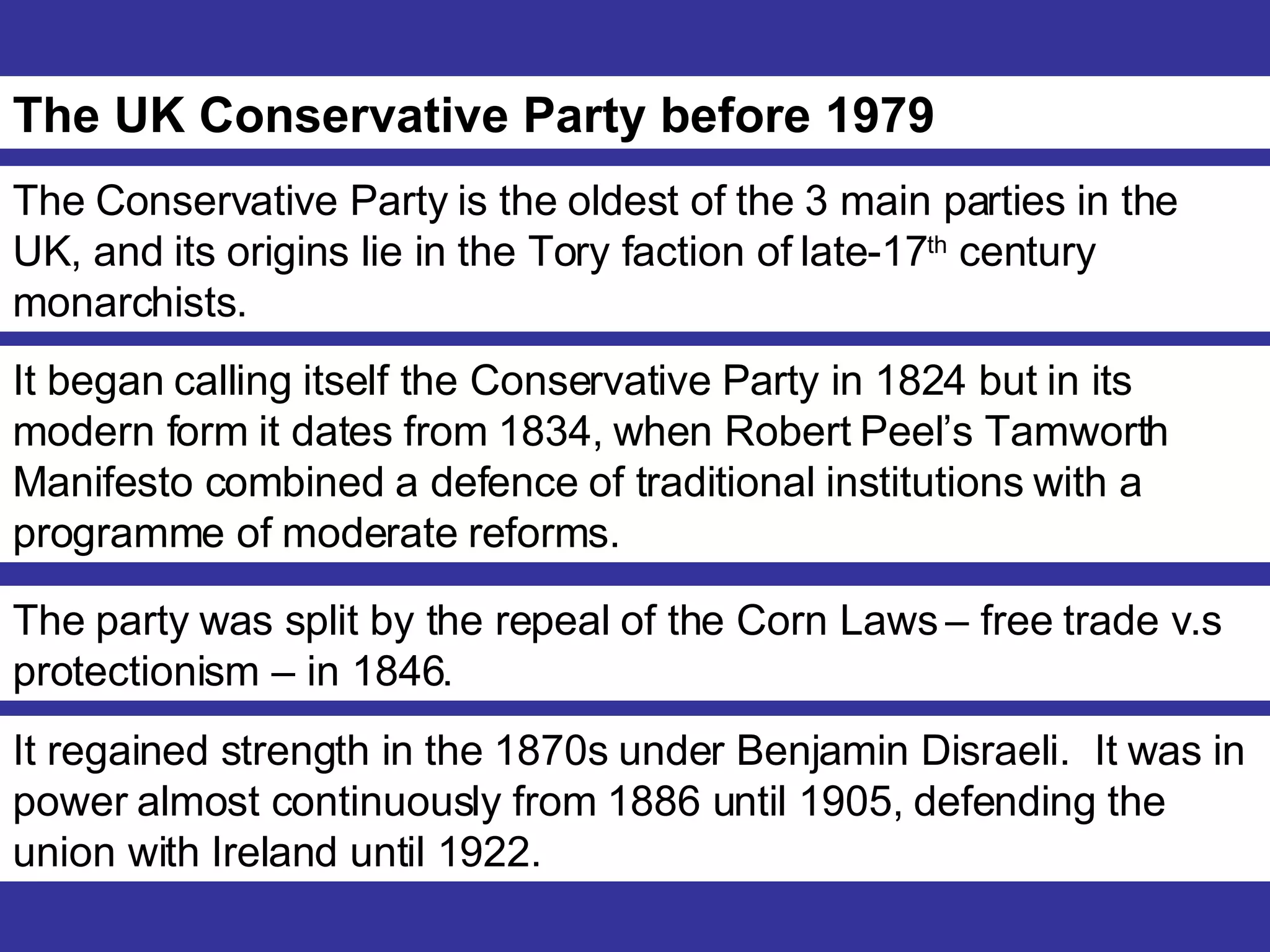 conservatism then and now | PPT