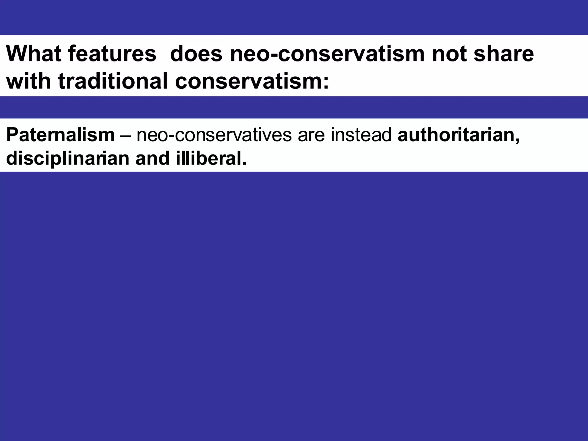 conservatism traditional and new right | PPT