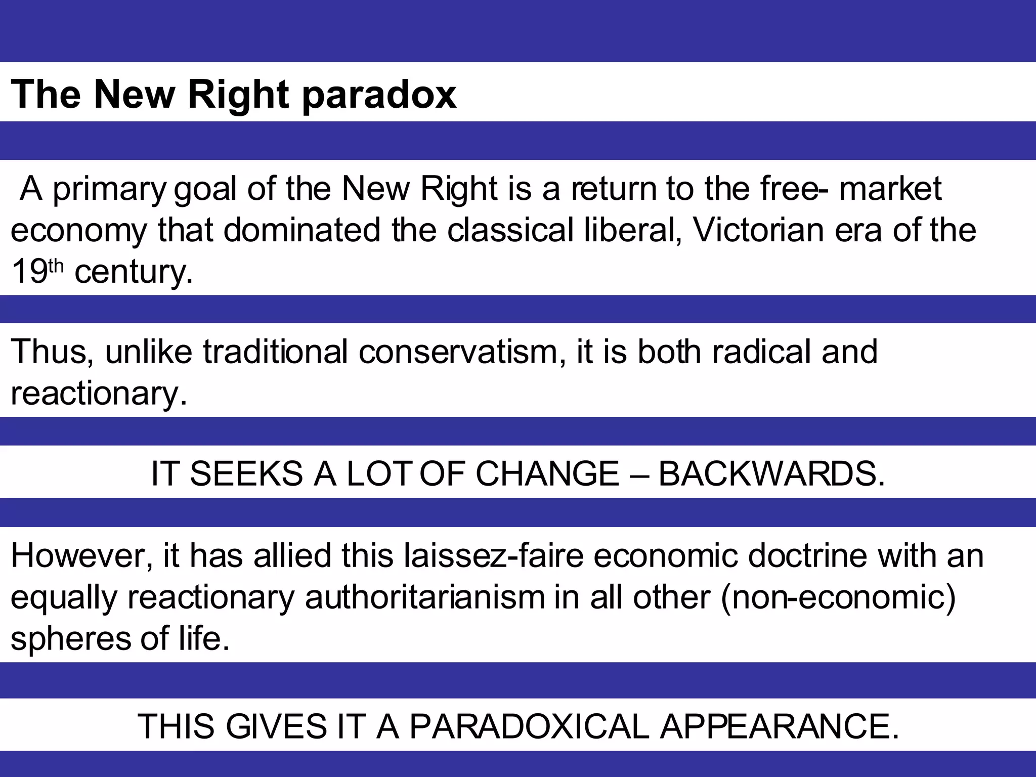 conservatism traditional and new right | PPT