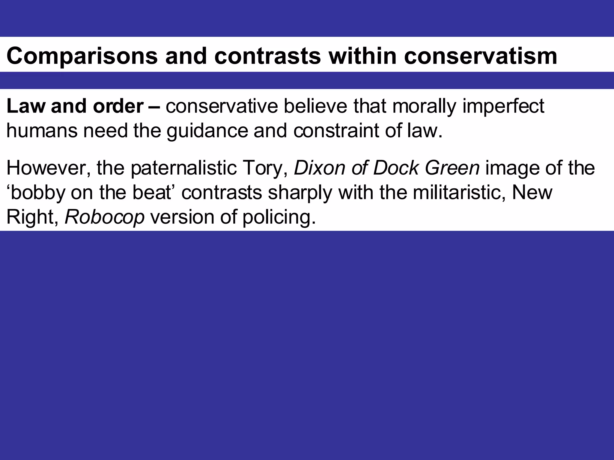 conservatism traditional and new right | PPT