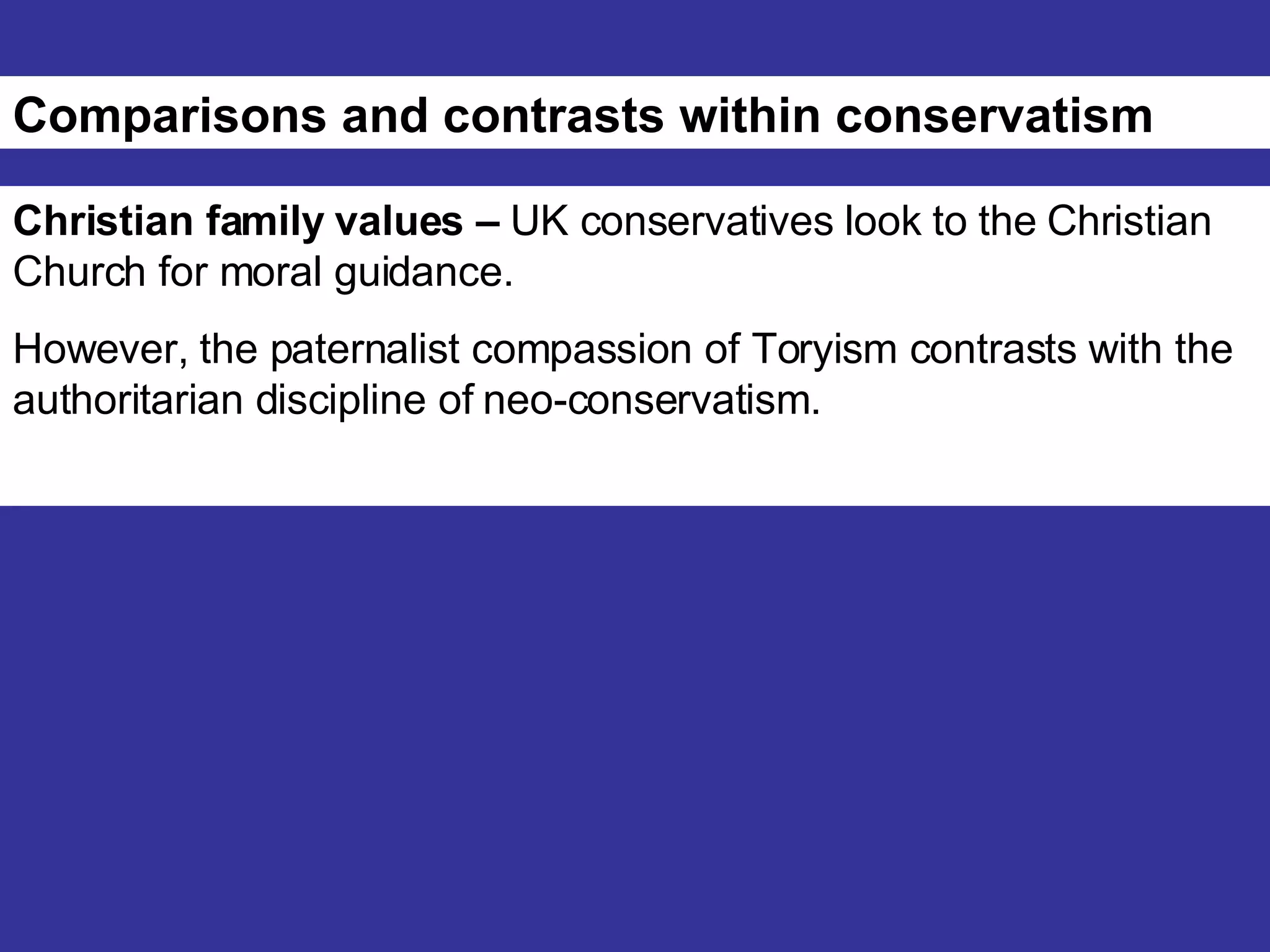 conservatism traditional and new right | PPT