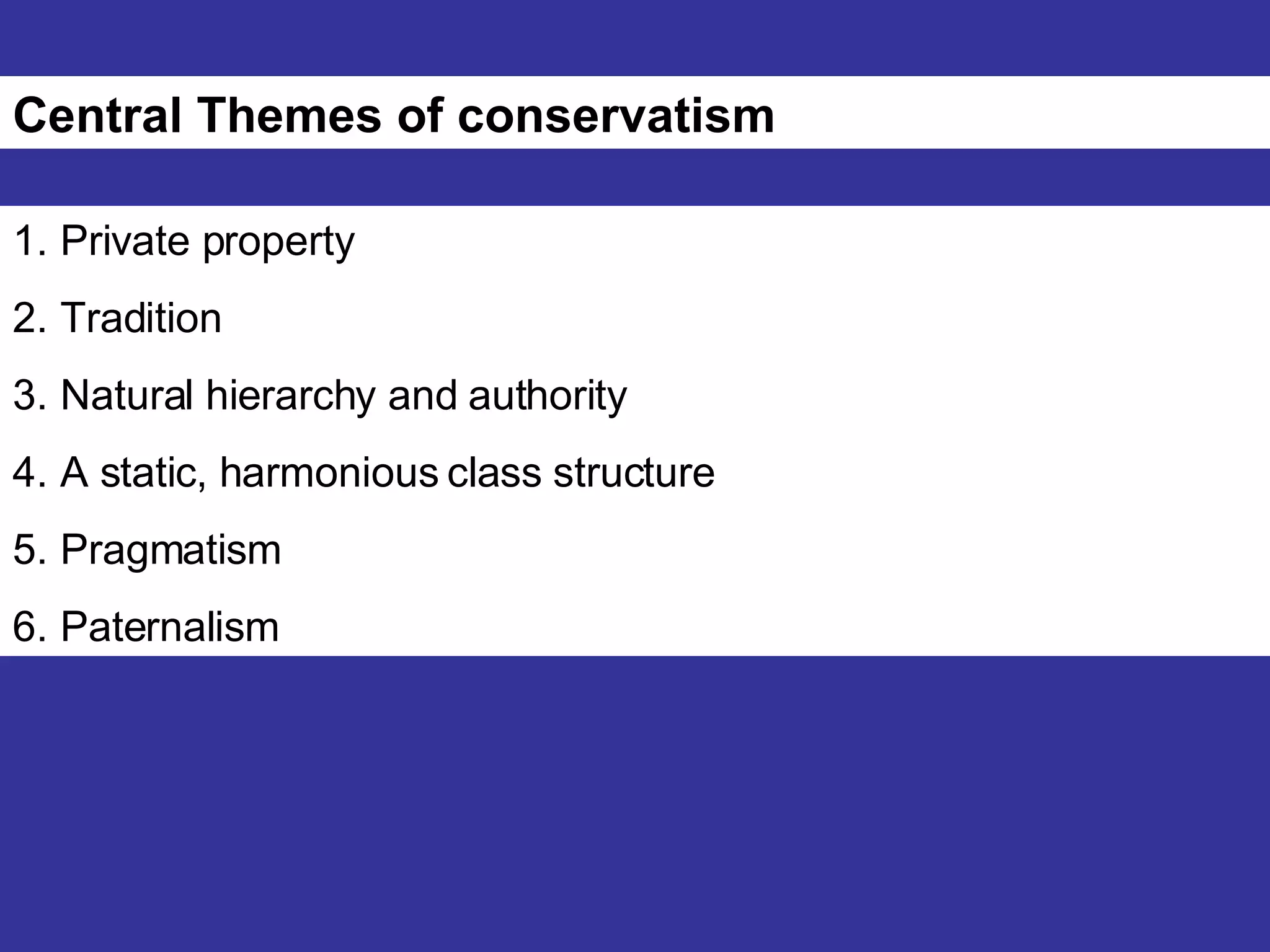 conservatism traditional and new right | PPT