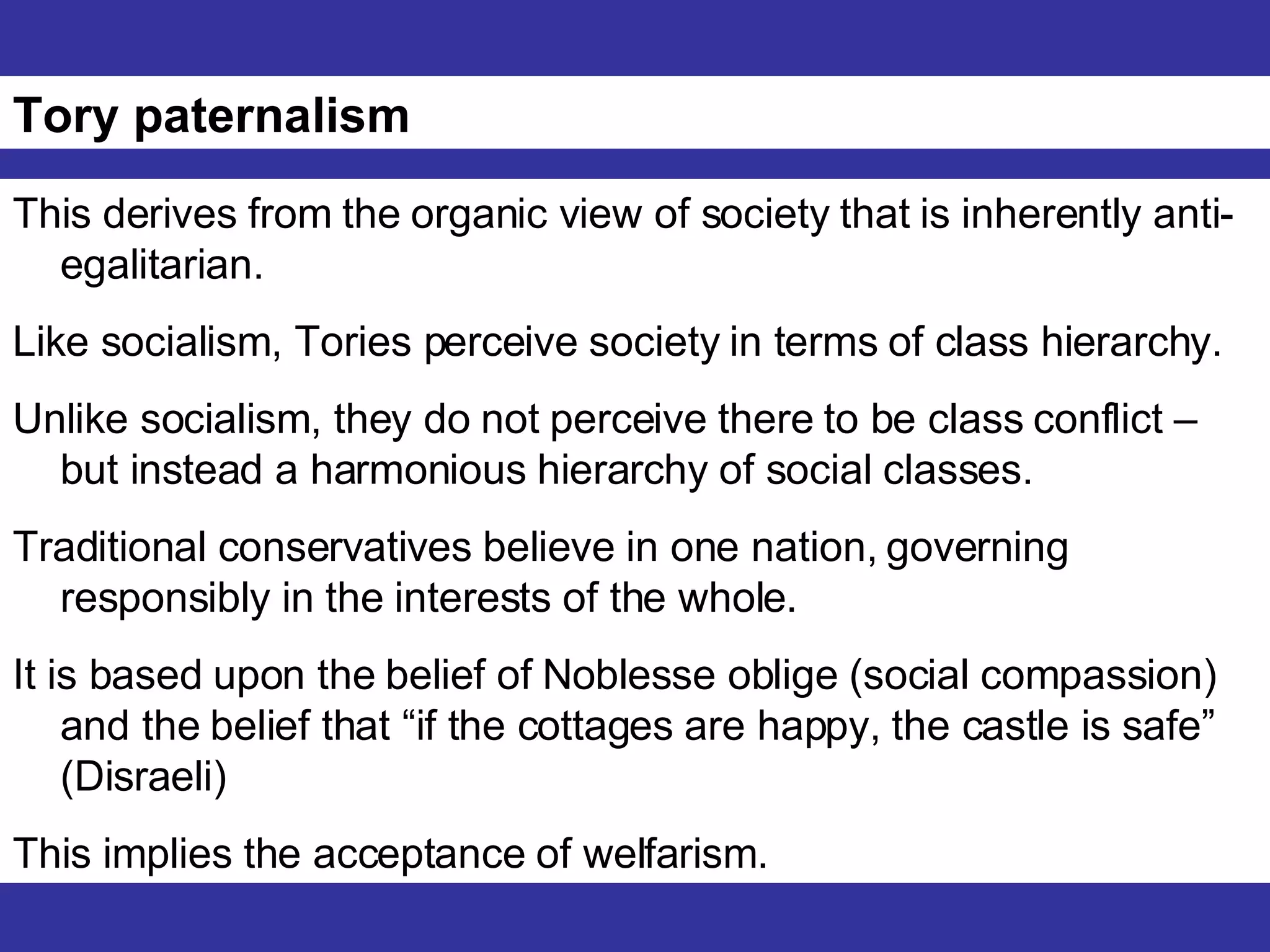 conservatism traditional and new right | PPT