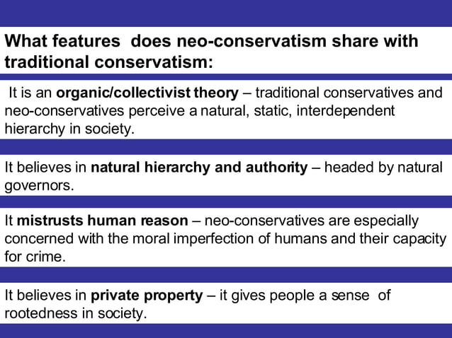 conservatism traditional and new right | PPT