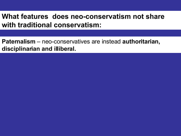 conservatism traditional and new right | PPT