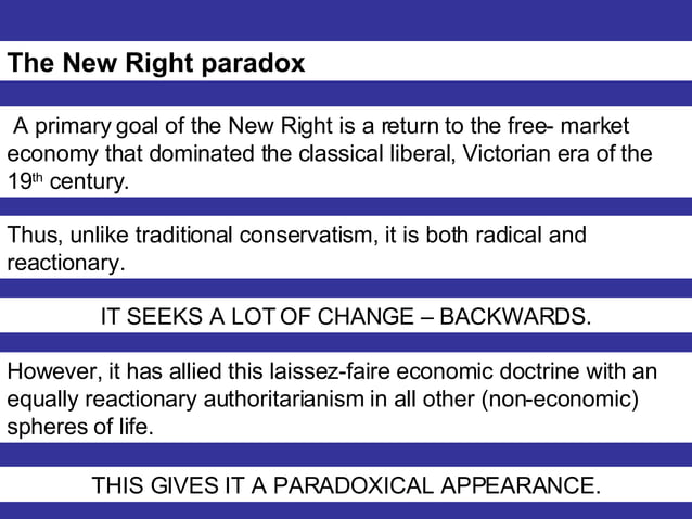 conservatism traditional and new right | PPT