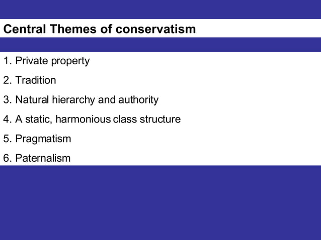 conservatism traditional and new right | PPT