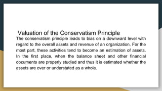 Conservatism Principle of Accounting | PPTX