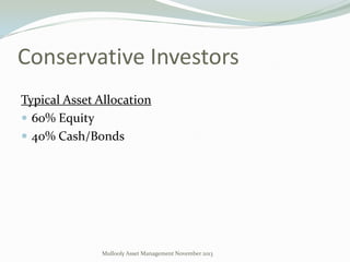 Defining a Conservative Investor | PPT
