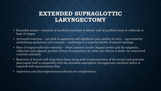 Conservative laryngeal surgery | PPTX