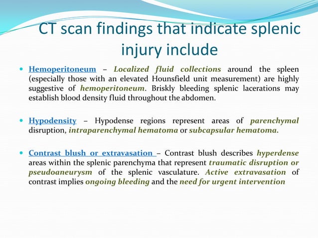 Conservative management of spleenic injury by dr. raheel anis. | PPTX