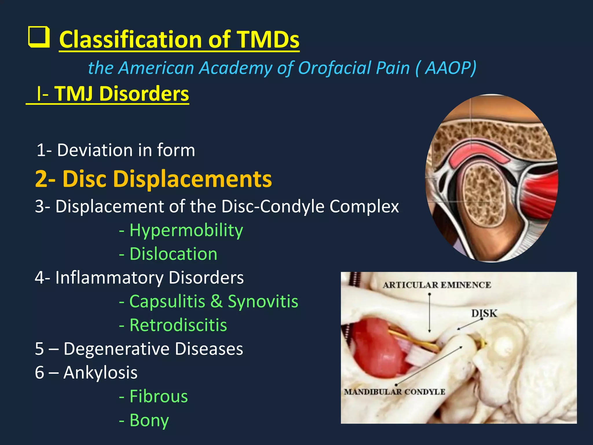 Conservative management of temporomandibular disorders | PDF