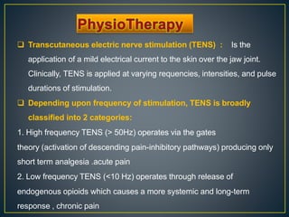 Conservative management of tmj disorders | PPTX