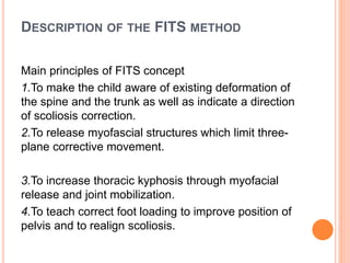 Conservative treatment of scoliosis | PPTX