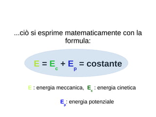 Conservazione dell'energia | PDF