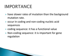 Conserved sequences | PPT