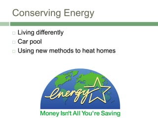 Conserving Energy | PPT