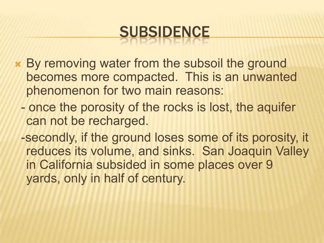 Conservation of groundwater | PPTX
