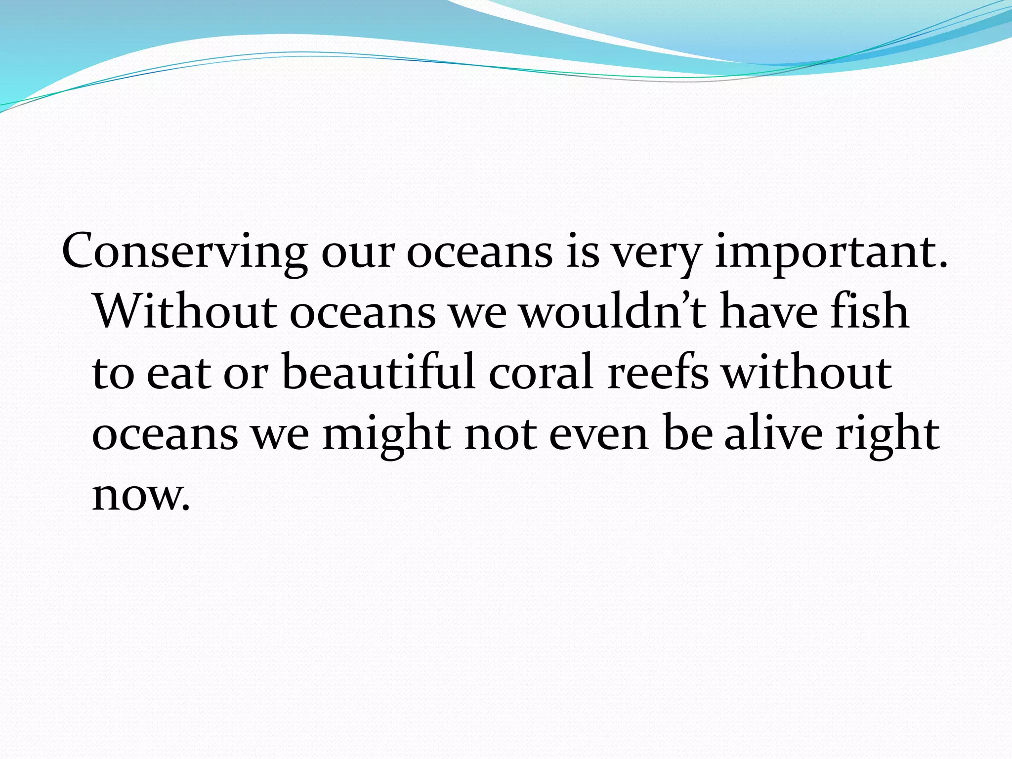 Katrina Cheong: Conserving our oceans | PPTX | Geography | Science