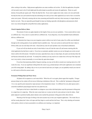 Conserving Water Through Better Irrigation Management - Denton County | PDF