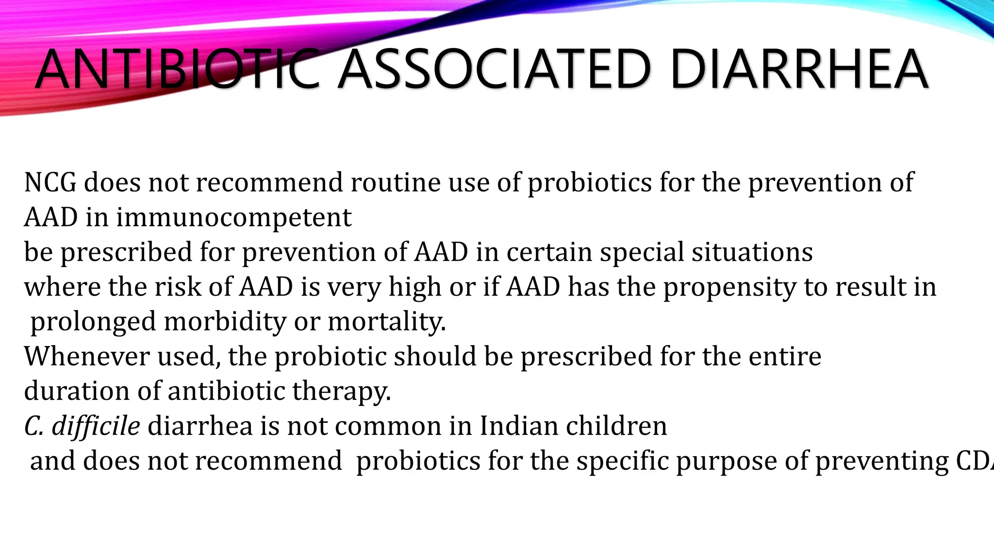 consensus guidelines for probiotics- journal review md pediatrics | PPTX