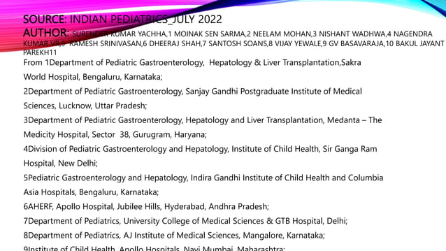 consensus guidelines for probiotics- journal review md pediatrics | PPT