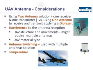 Considerations for choosing a data link for UAV | PPTX
