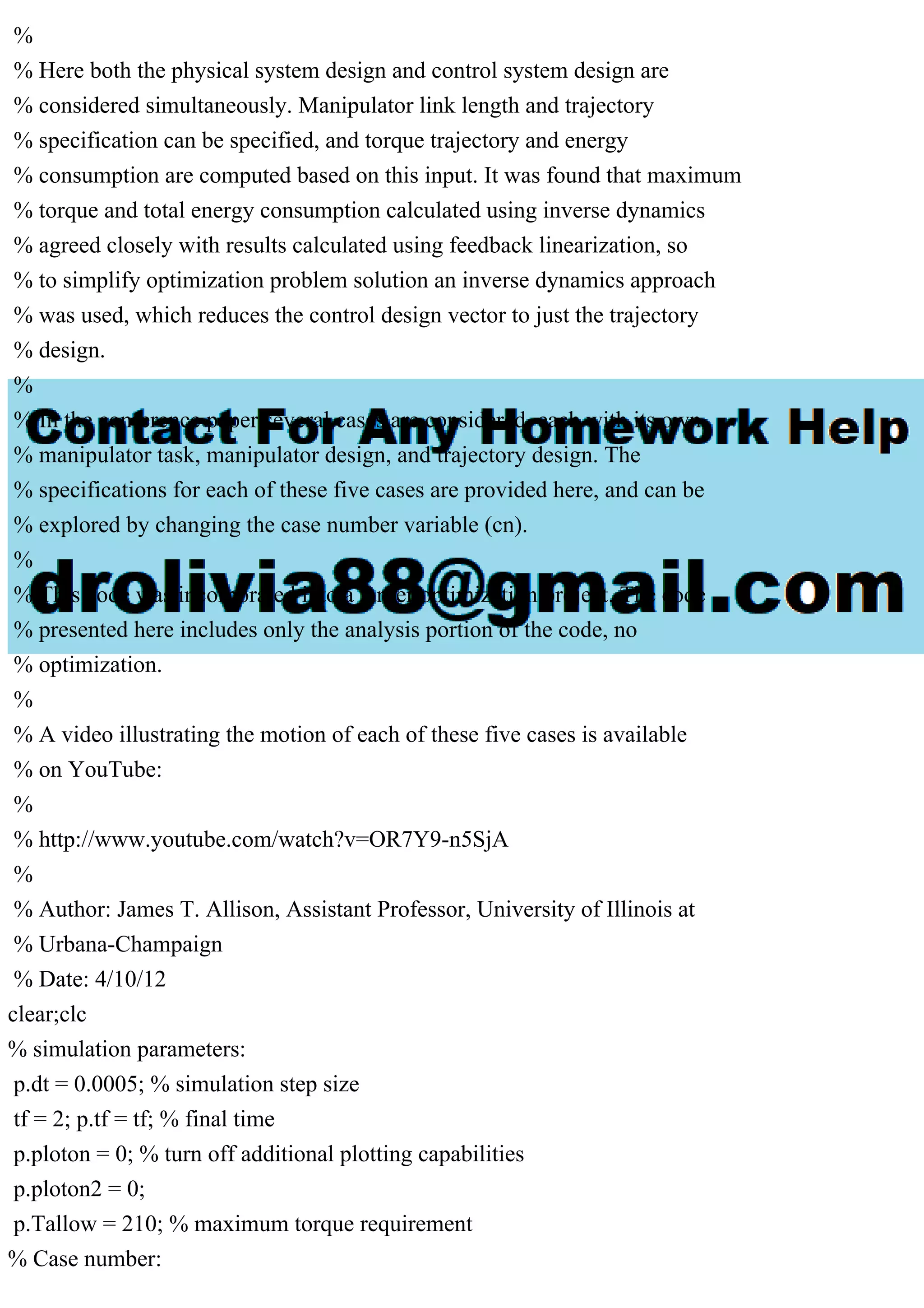 Consider a 4-Link robot manipulator shown below. Use the forward kine ...