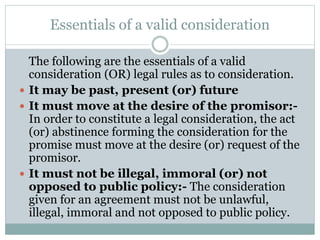 Consideration Business Law | PPT