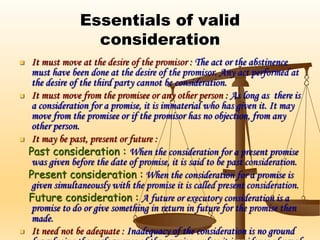 Consideration- Business Regulation | PPT