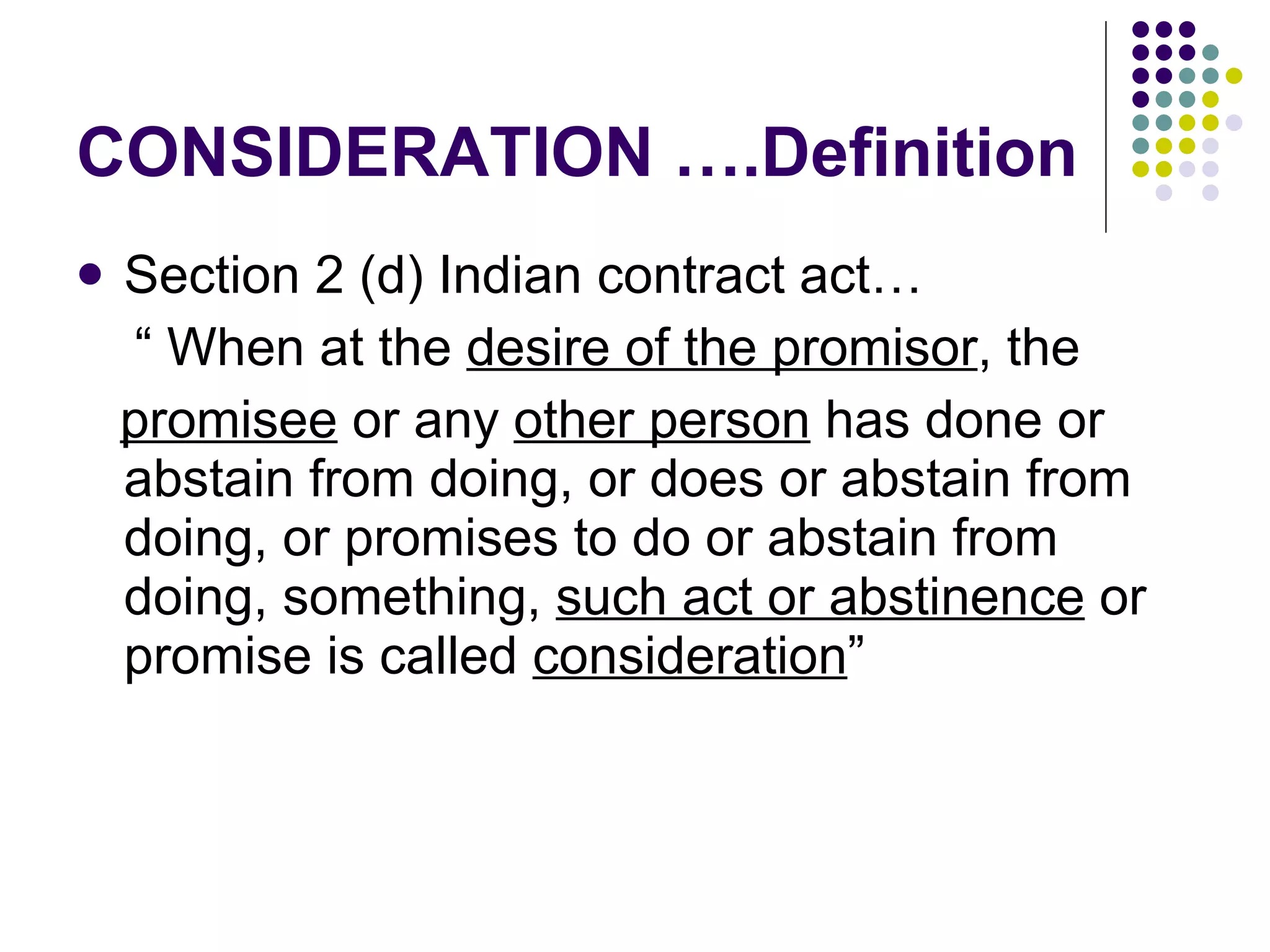 Consideration (3) | PPT