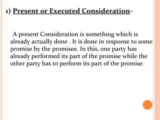 Consideration and valid consideration | PPT