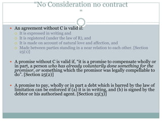 Consideration bba | PPT