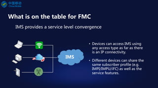 Consideration of fixed mobile convergence in 5G | PDF