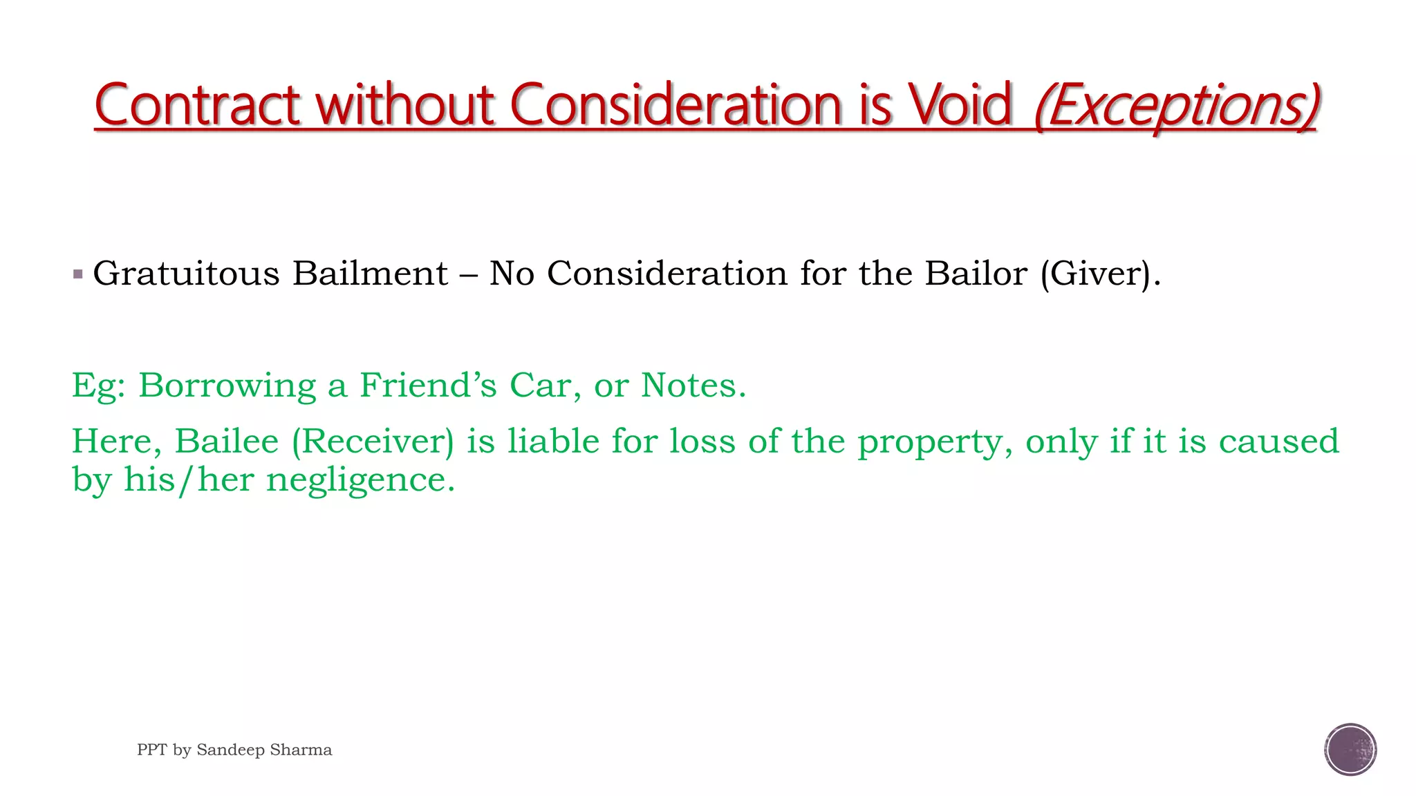 "Consideration" (Chapter 7) - Business Law | PPTX