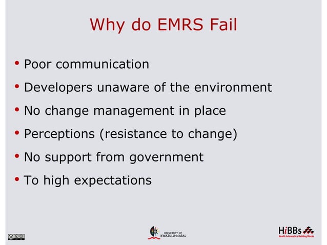 EMR Implementation Considerations Slides | PPT