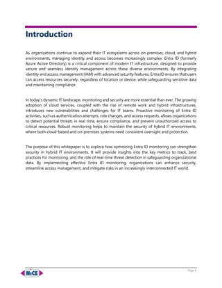 Considerations on Entra ID Security Monitoring | PDF
