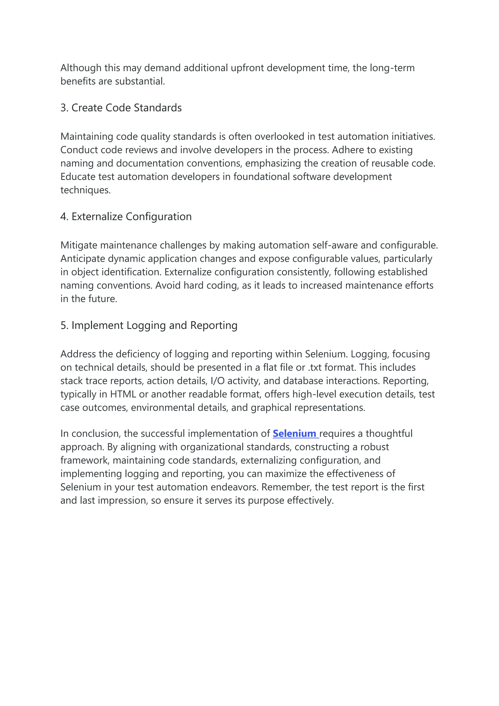 Considerations for Best Practices with Selenium.pdf | Programming Languages | Computing