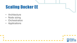 Considerations for operating docker at scale | PPT